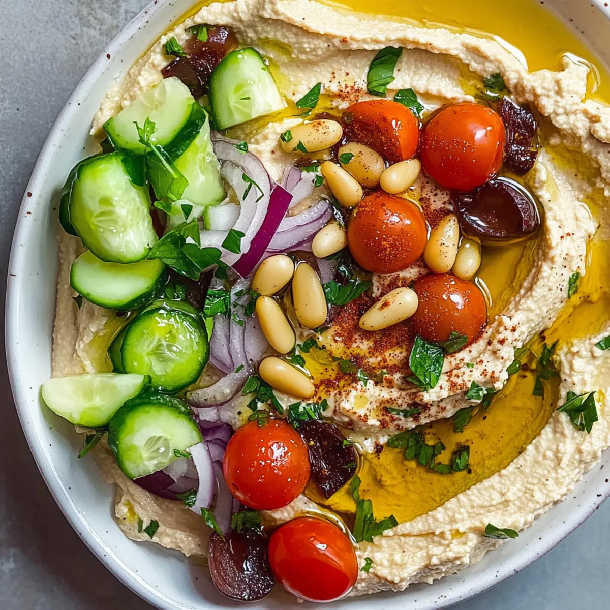 Greek Style Loaded Hummus: The Ultimate Delicious Appetizer