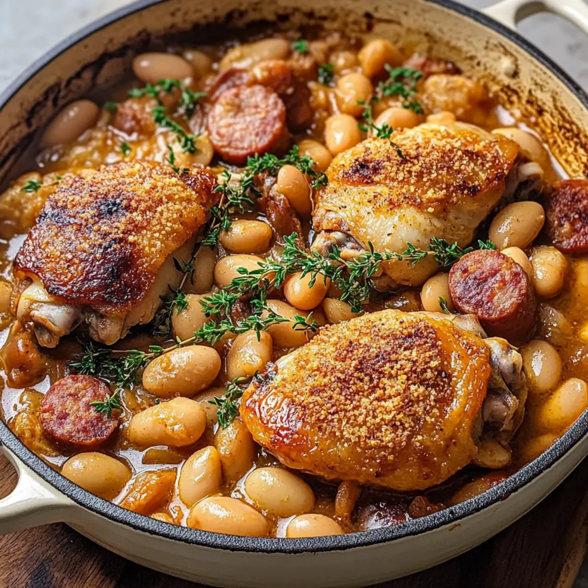 Ultimate Rustic Chicken Cassoulet: Delicious One-Pot Comfort Food