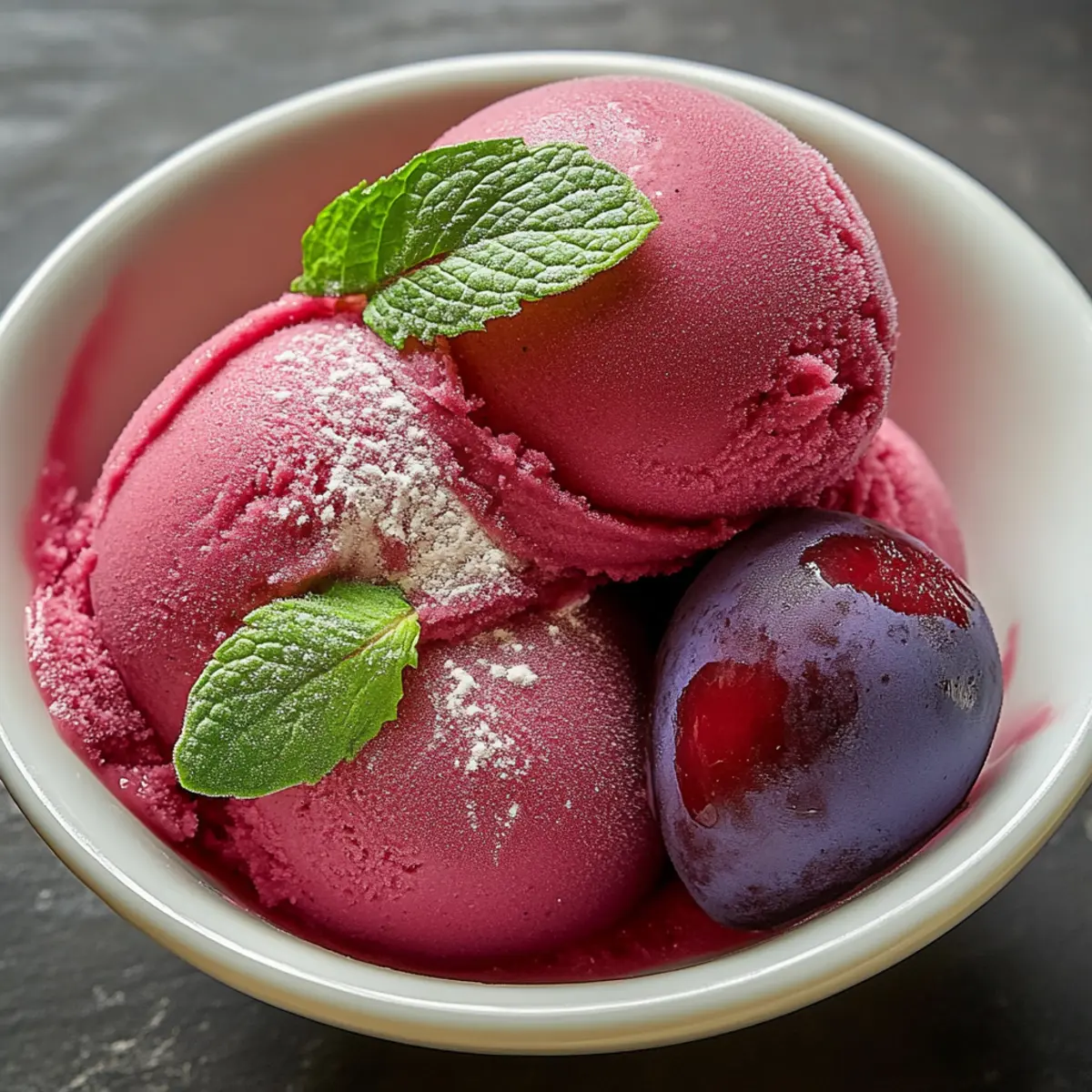 Irresistible Cardamom Plum Sorbet: A Refreshing Summer Delight