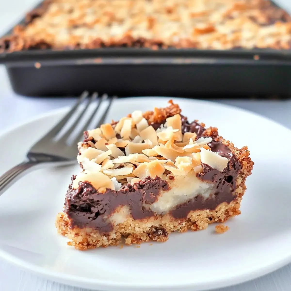 Irresistibly Chewy Coconut Chocolate Bars in Just 10 Minutes