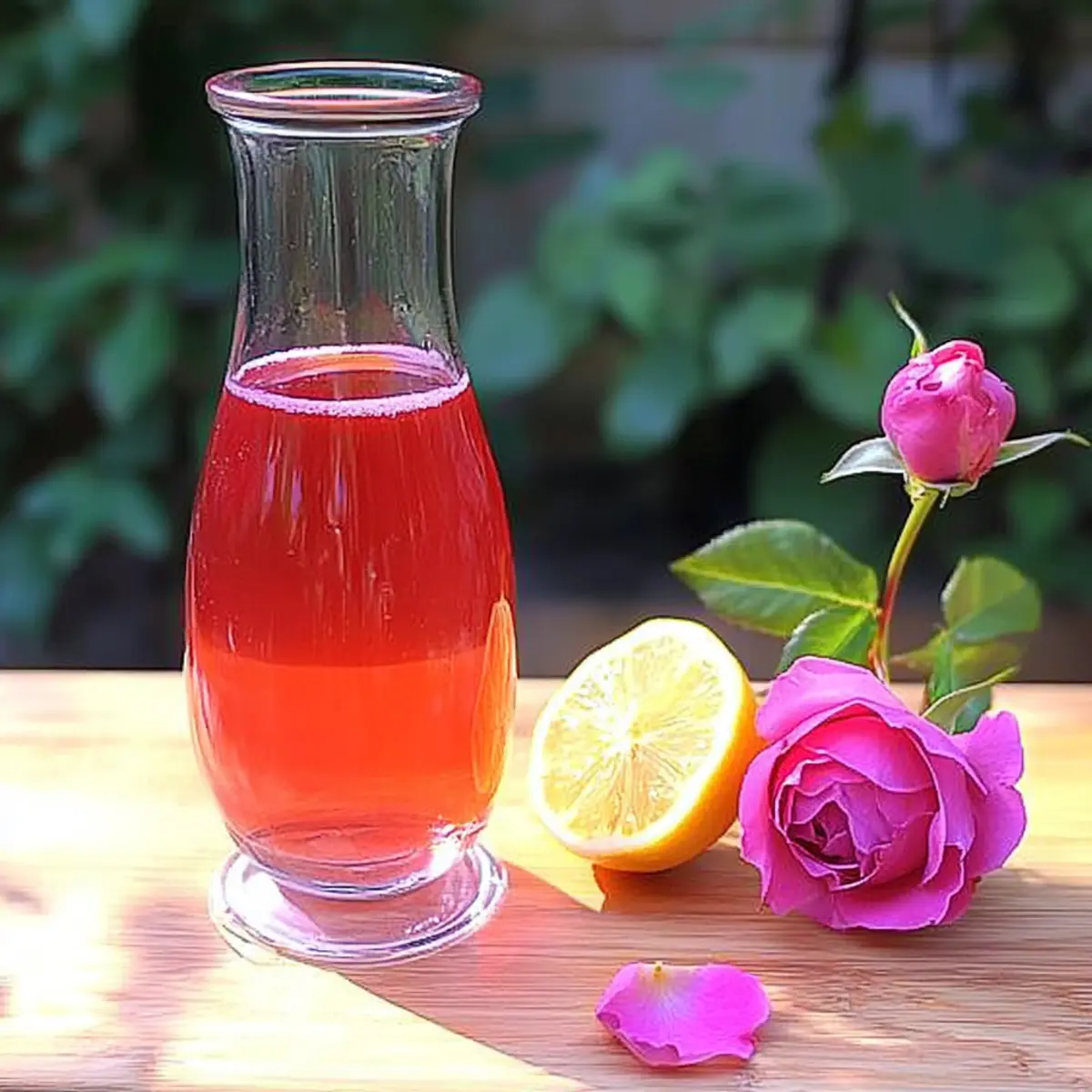 Easy Homemade Rose Cordial - Delicious Floral Syrup