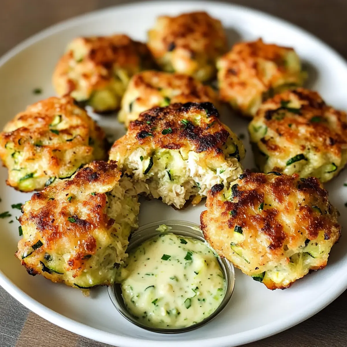 Ultimate High Protein Chicken Zucchini Poppers for Delicious Snacking