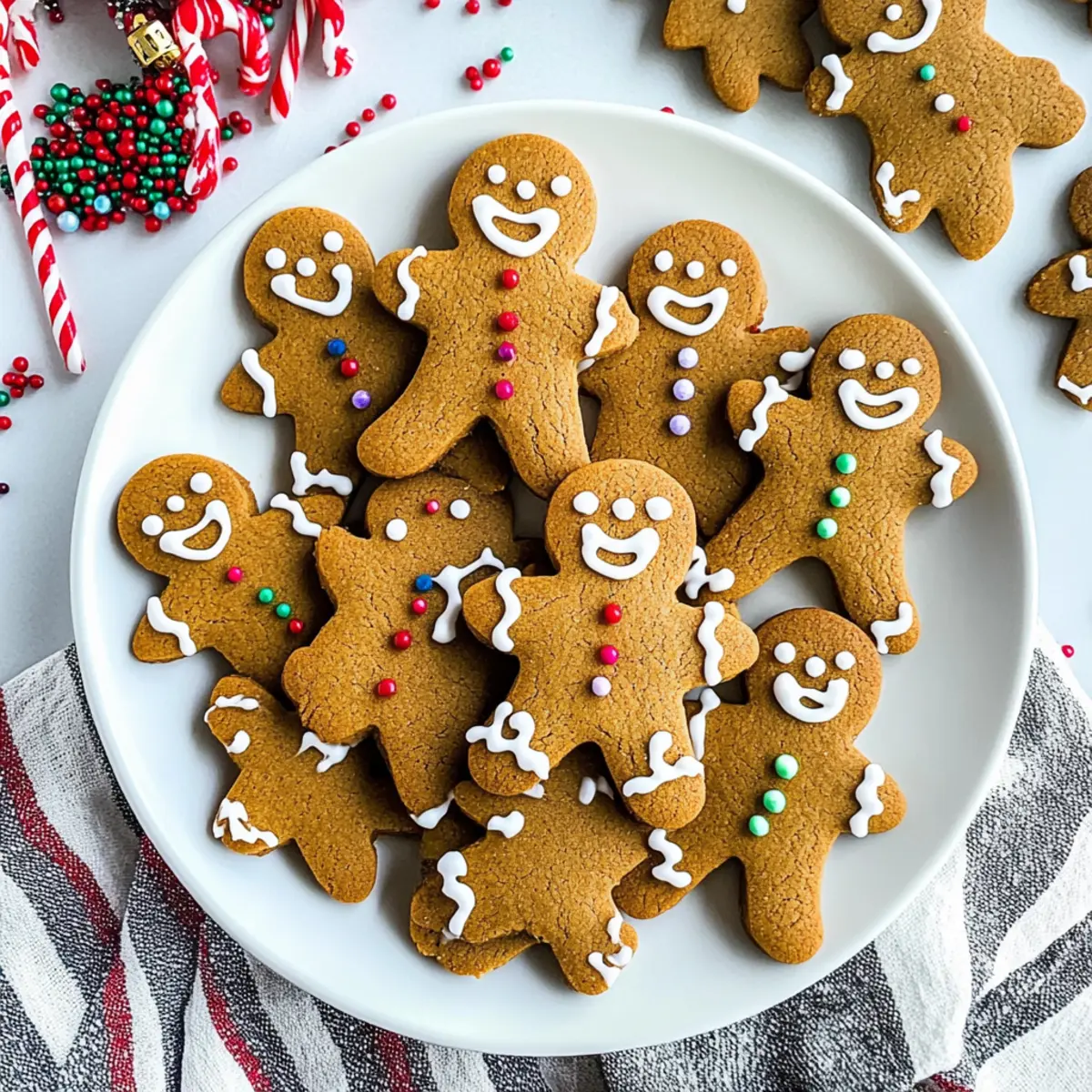 Irresistibly Soft Gingerbread Men Cookies for Holiday Cheer