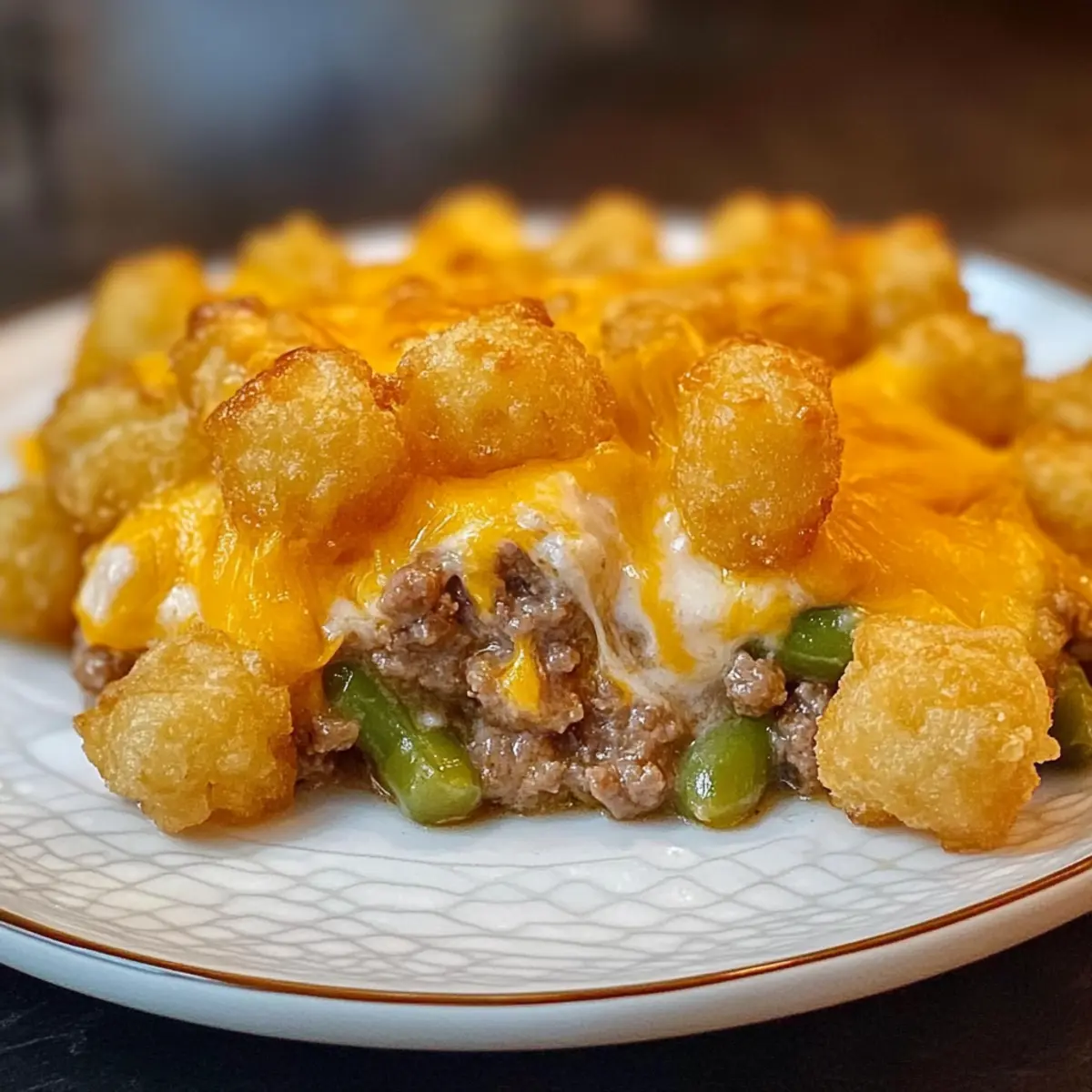 Easy Cheesy Tater Tot Casserole: A Delicious Comfort Dish