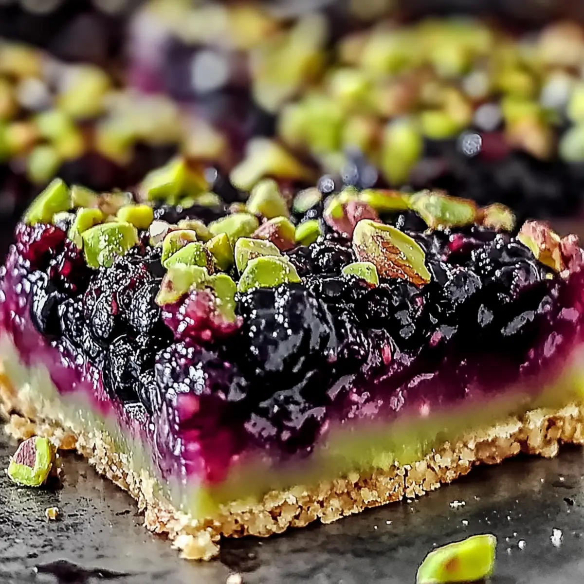 Irresistible Blackberry Pistachio Dream Bars: Easy Dessert