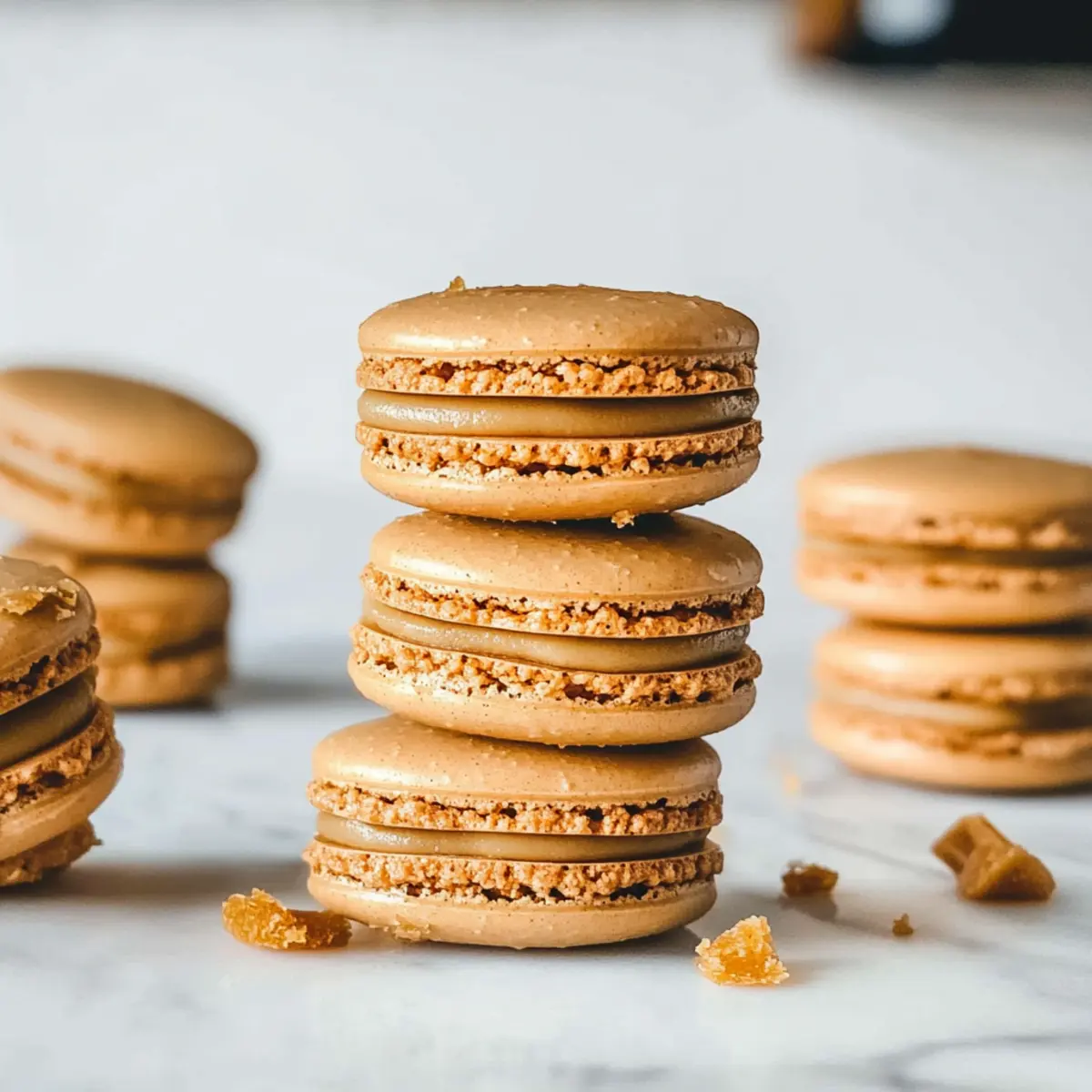 Irresistible Biscoff Macarons with Dreamy Cookie Butter Ganache