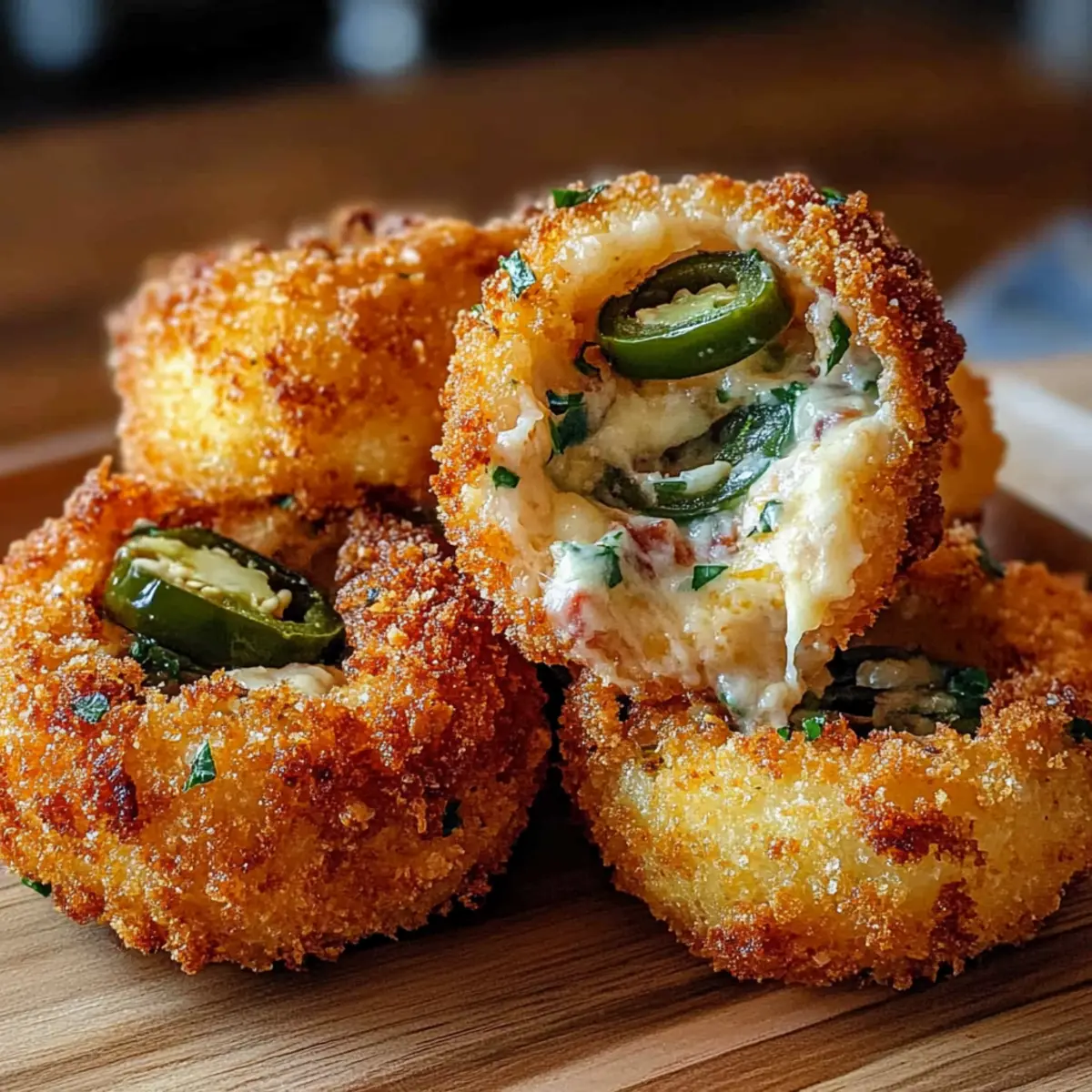 Irresistible Jalapeño Popper Stuffed Onion Rings Recipe