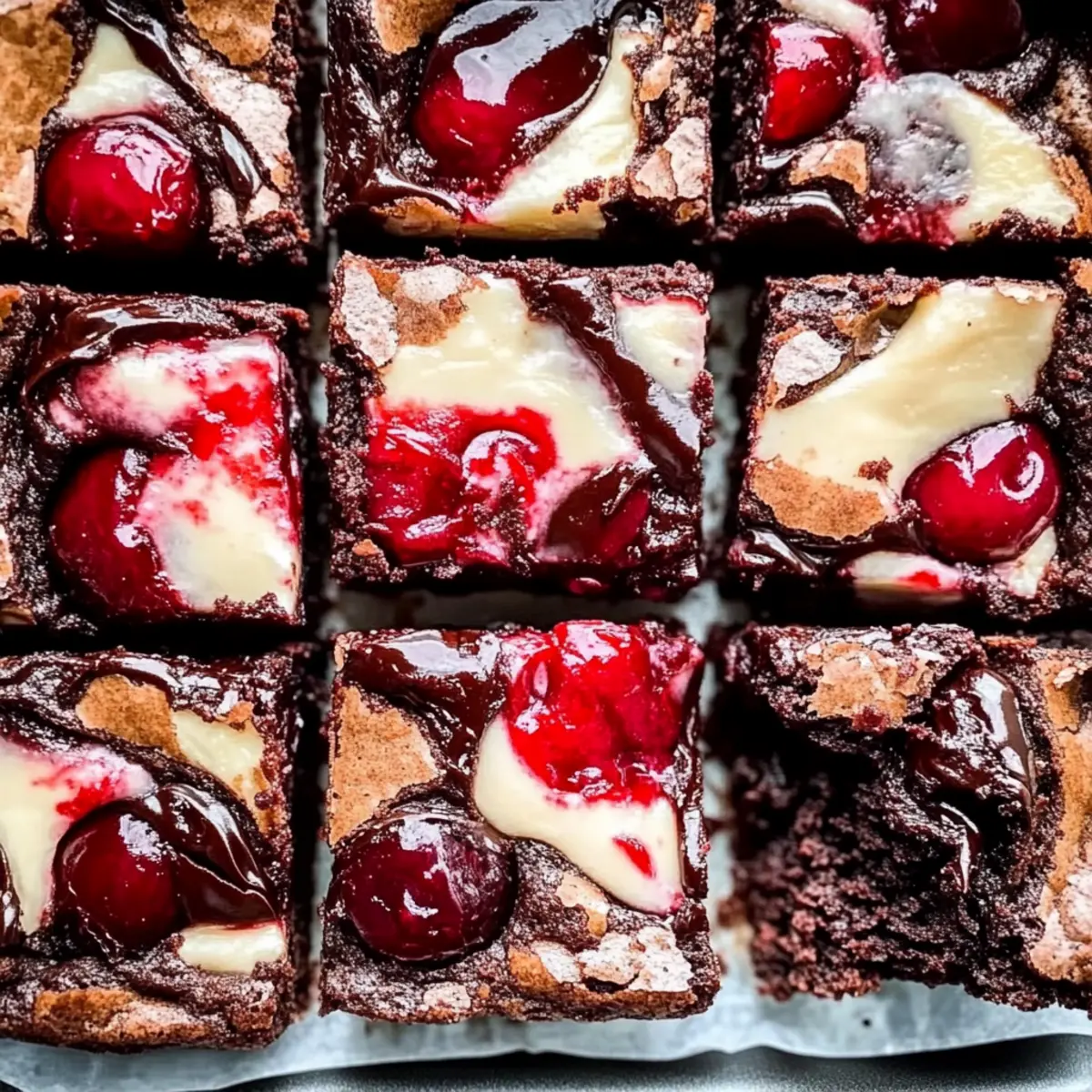 Irresistibly Delicious Cherry Cheesecake Swirl Brownies