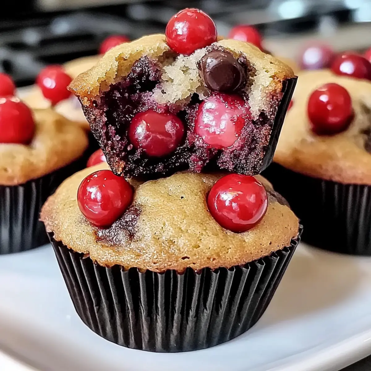 Irresistible Cherry Chocolate Chip Muffins: A Moist Delight